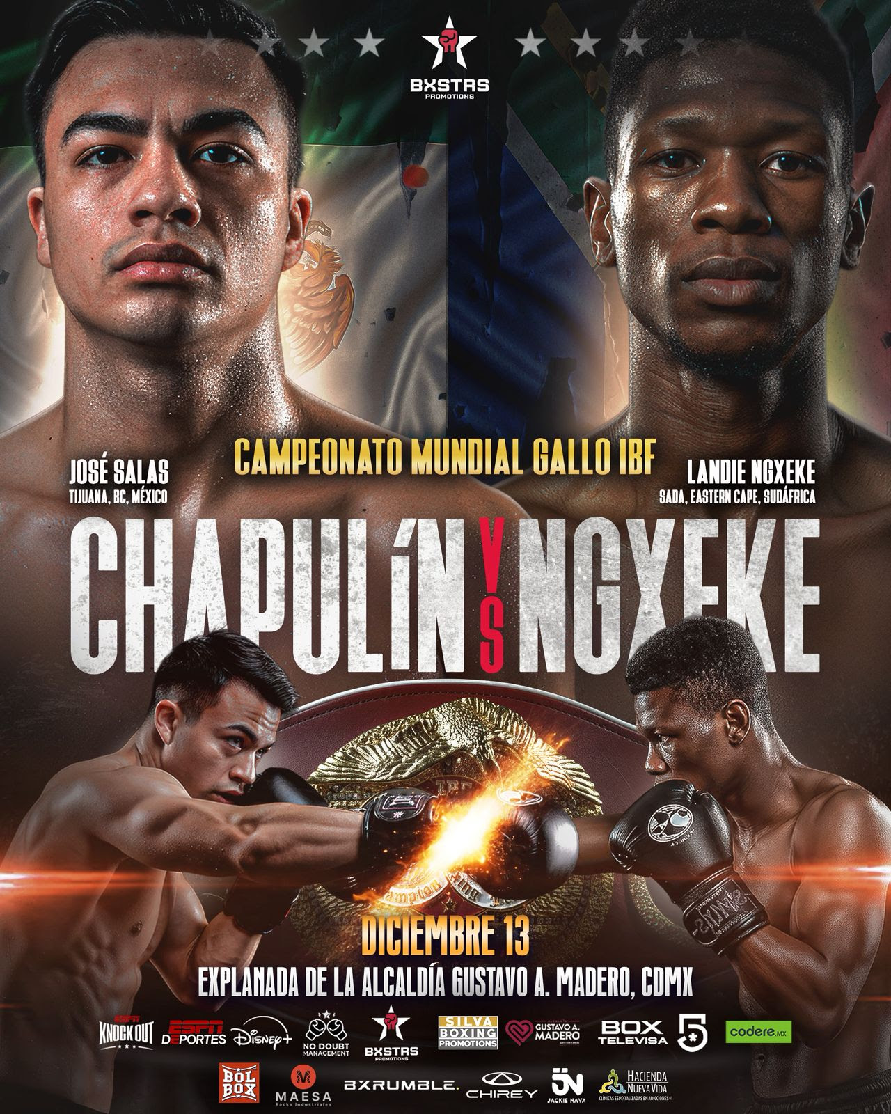 JOSÉ ‘CHAPULÍN’ SALAS, POR TÍTULO MUNDIAL GALLO DE LA IBF , – Los Del Ring